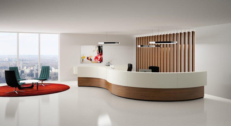 Innovative Storage Solutions for Modern Reception Desks: Maximizing ...